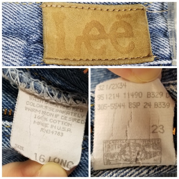 Lee | Jeans | Vintage Lee High Rise Jeans Long Union Made | Poshmark